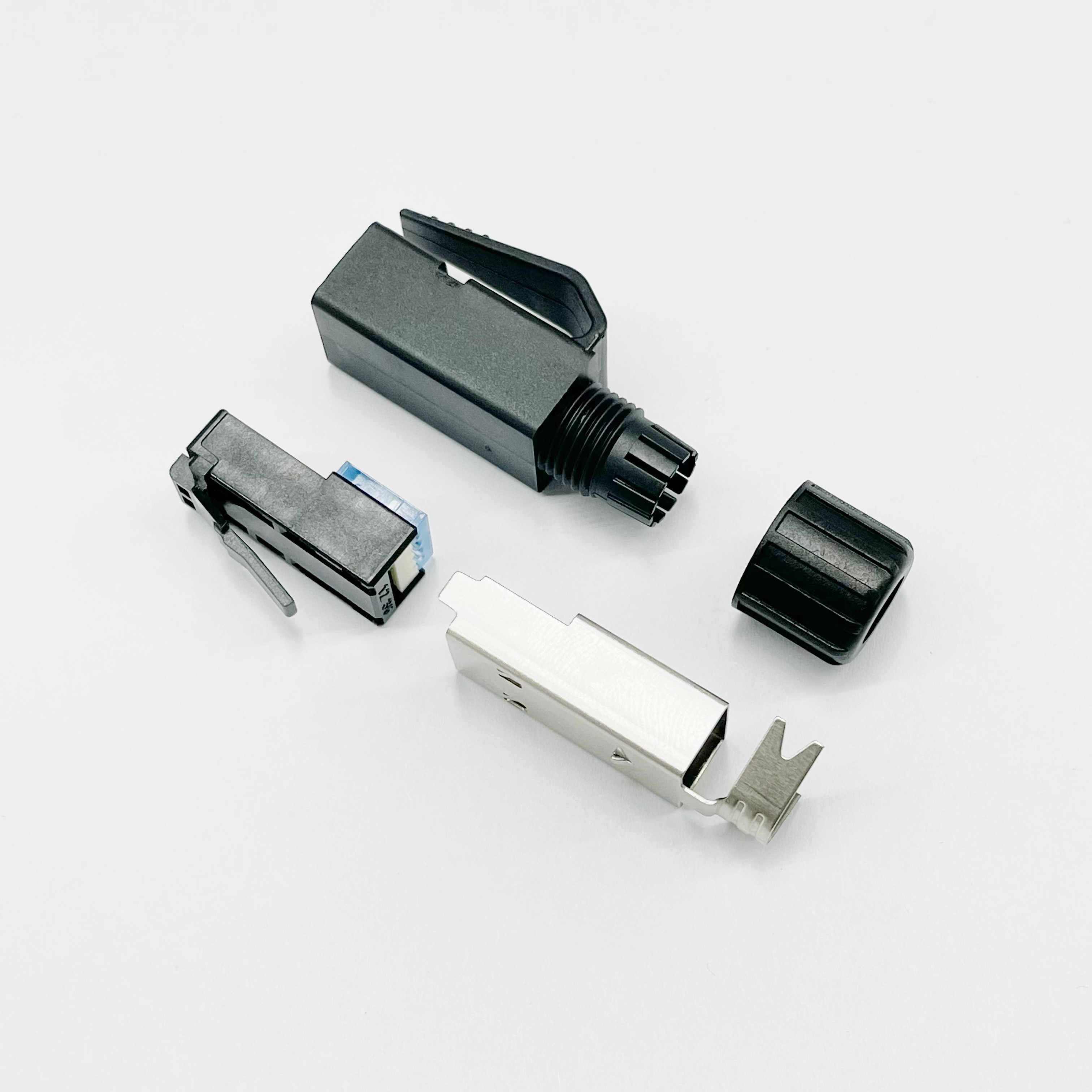 RJ45 Profinet Fast Connector 4pin 8pin Cat Profinet Cable M12 D รหัส CAT5E